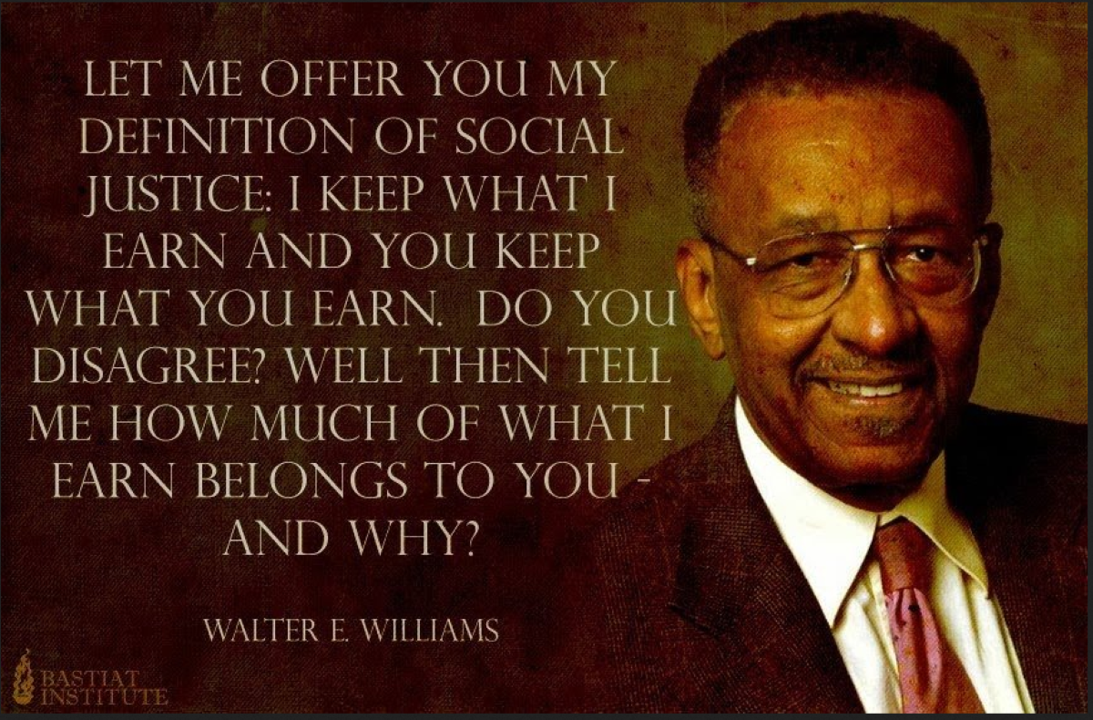 Walter E. Williams Told It Like It Is – RIP – Just Vote No